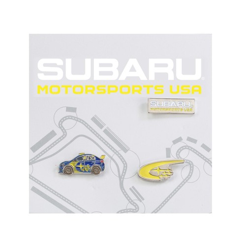 Subaru Motorsports 3pc Pin Set Ascent Forester Wrx Sti Impreza Legacy ...