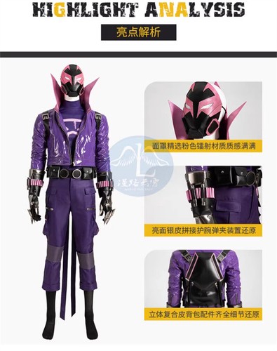 Spider-Man: Across the Spider-Verse Prowler Cosplay Halloween Costume ...