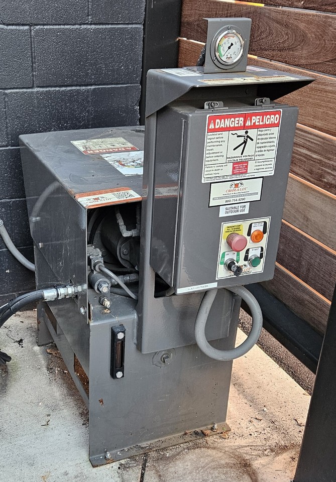 CRAM-A-LOT CS.5 APARTMENT 1/2 YARD SPACE SAVER TWIN CYLINDER TRASH ...