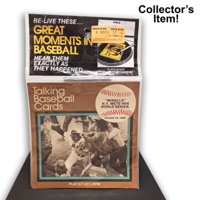 New York Mets Collectible Talking Baseball Card Oct 1969 World Series ...
