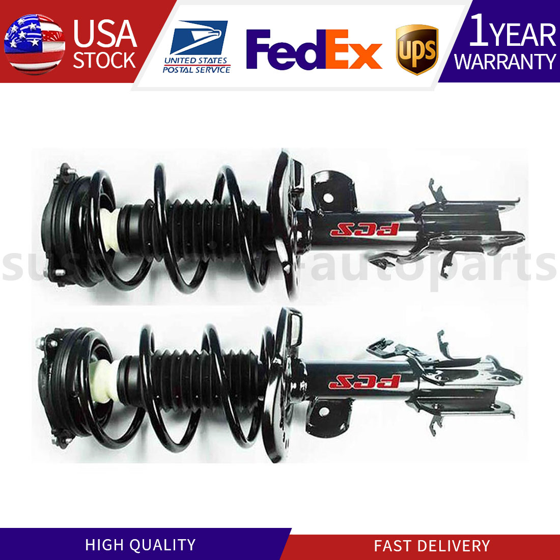 Front Driver Passenger Struts Shocks For 2014-19 Nissan Sentra 1.8L | eBay