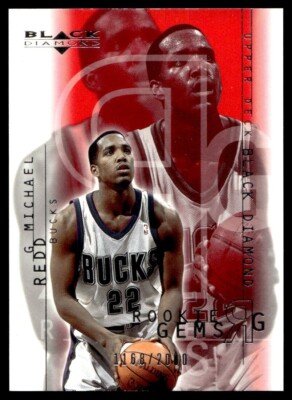 2000-01 Upper Deck Black Diamond Michael Redd Rookie /2000 #93 | eBay