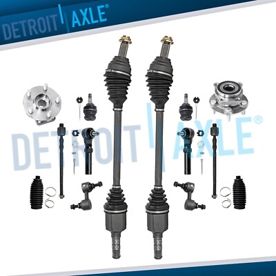 Front CV Axles Wheel Bearing and Hubs Suspension Kit for Subaru Legacy ...