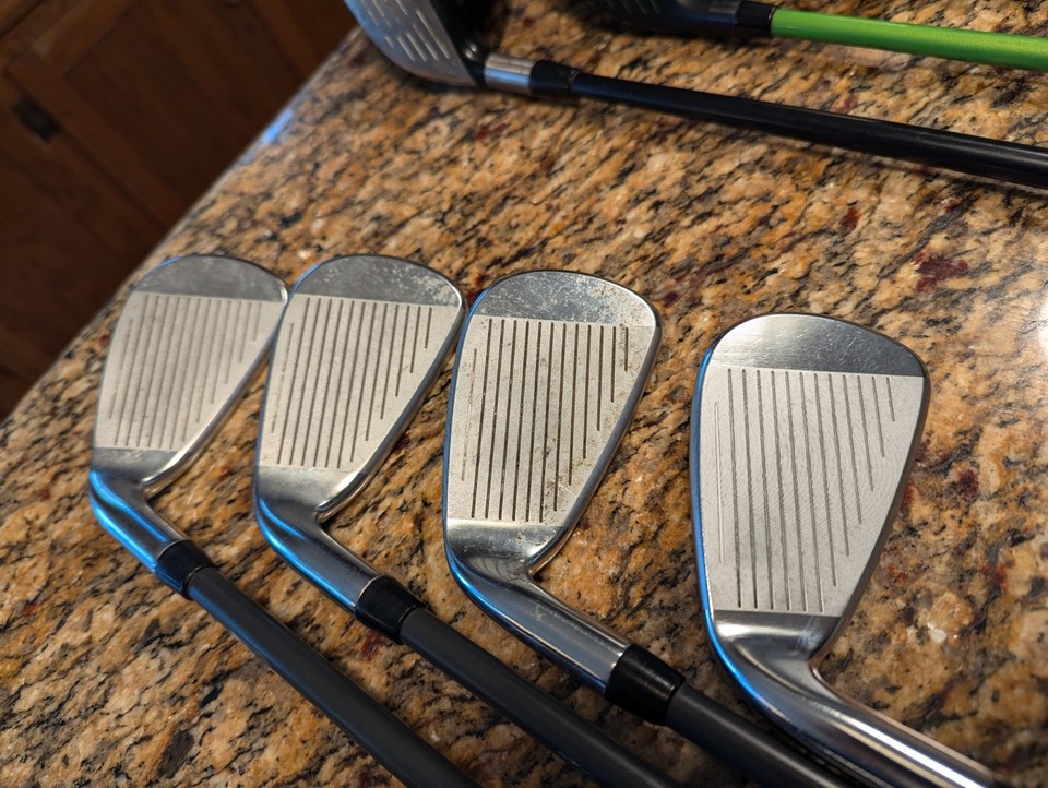 Cobra King F7 One Length Iron Set 4-PW+SW+GW + Ping + TaylorMade - Full ...