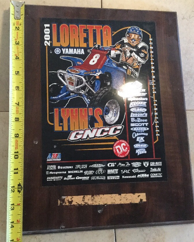 ROLL DESIGN BANSHEE YFZ350 YAMAHA ATV MX AMA GNCC RACING PLAQUE AWARD ...