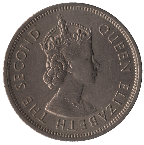 1960 H Hong Kong One Dollar Coin – Queen Elizabeth II | eBay