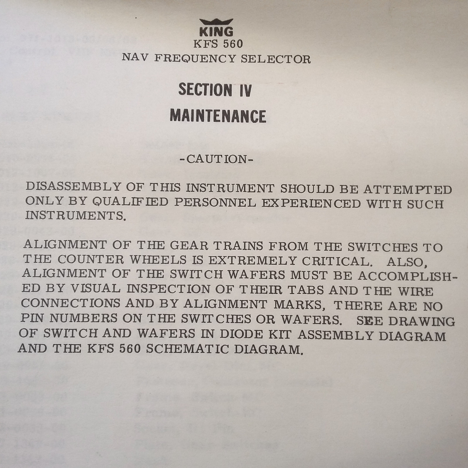 King KFS 560 Nav Control Service manual | eBay
