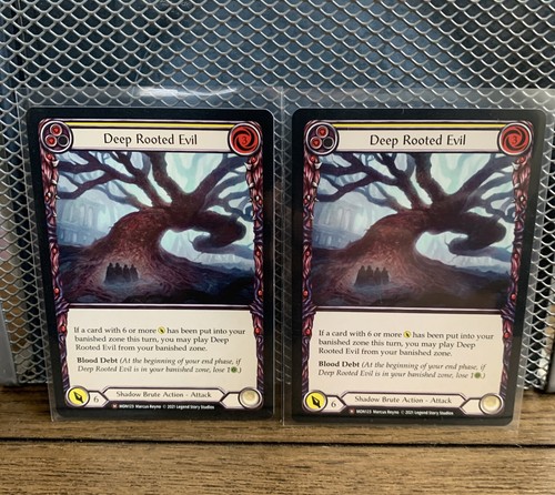 2x Deep Rooted Evil Majestic MON123 Monarch Flesh and Blood Non-Foil ...