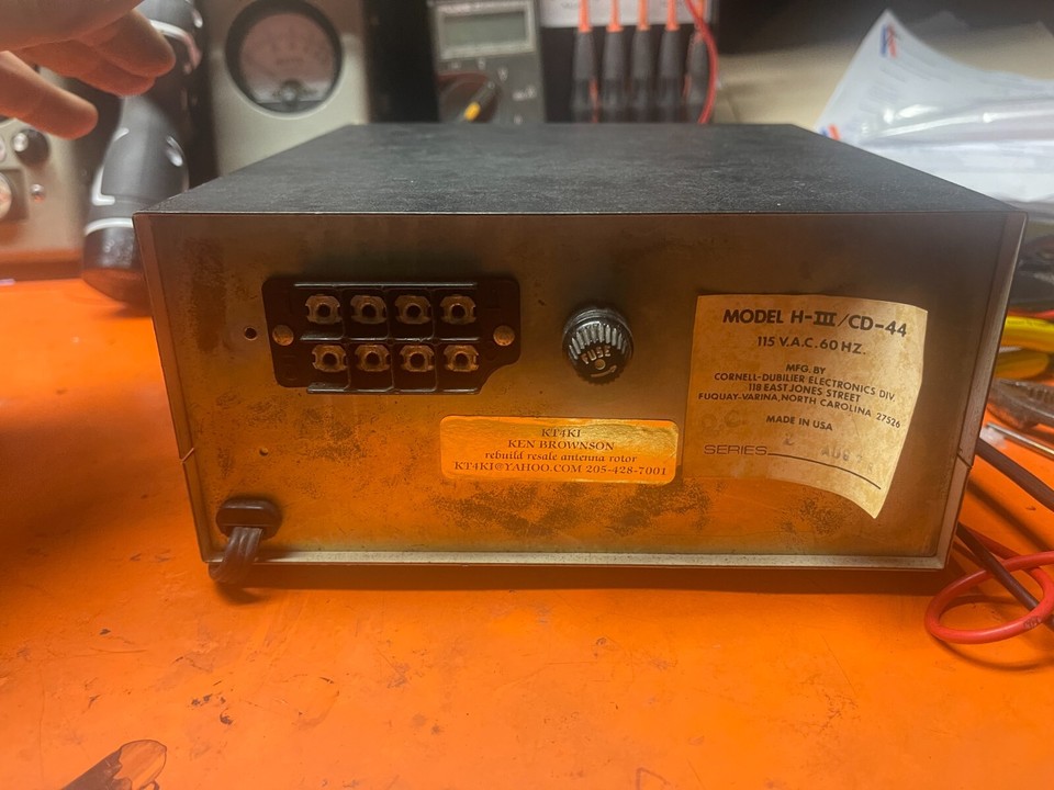 Model H-III / CD-44 antenna rotor control box | eBay