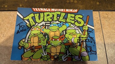 TMNT autograph Greg Berg Michelangelo Beebop Guaranteed Authentic | eBay