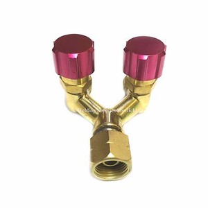 Gas Double Outlet with Y Piece Adaptor Valves Left Hand ACETYLENE ...