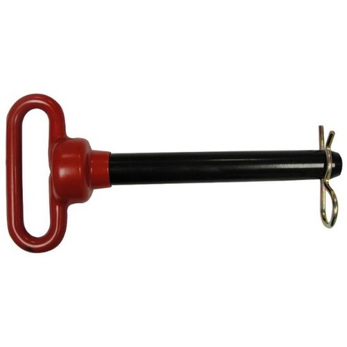 S.52085 Red Handle Hitch Pin with Grip Clip Pin Ø7/8'', Working length ...