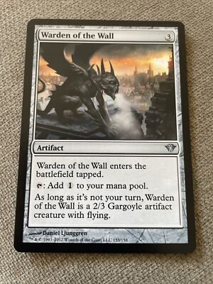 Warden of the Wall (153) Dark Ascension MTG Magic The Gathering L10354 ...