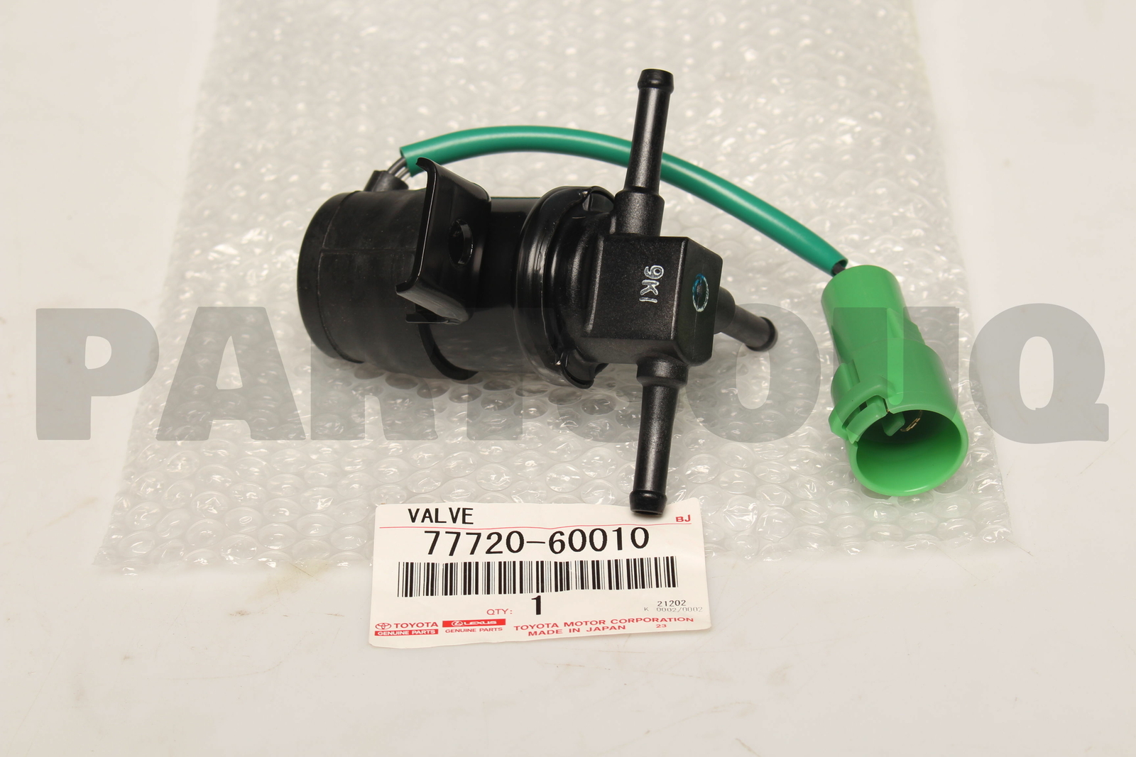 7772060010 Genuine Toyota VALVE ASSY, FUEL TANK SOLENOID RETURN 77720 ...