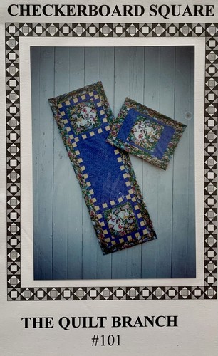 Checkerboard Square Quilt Pattern by The Quilt Branch #101 | eBay