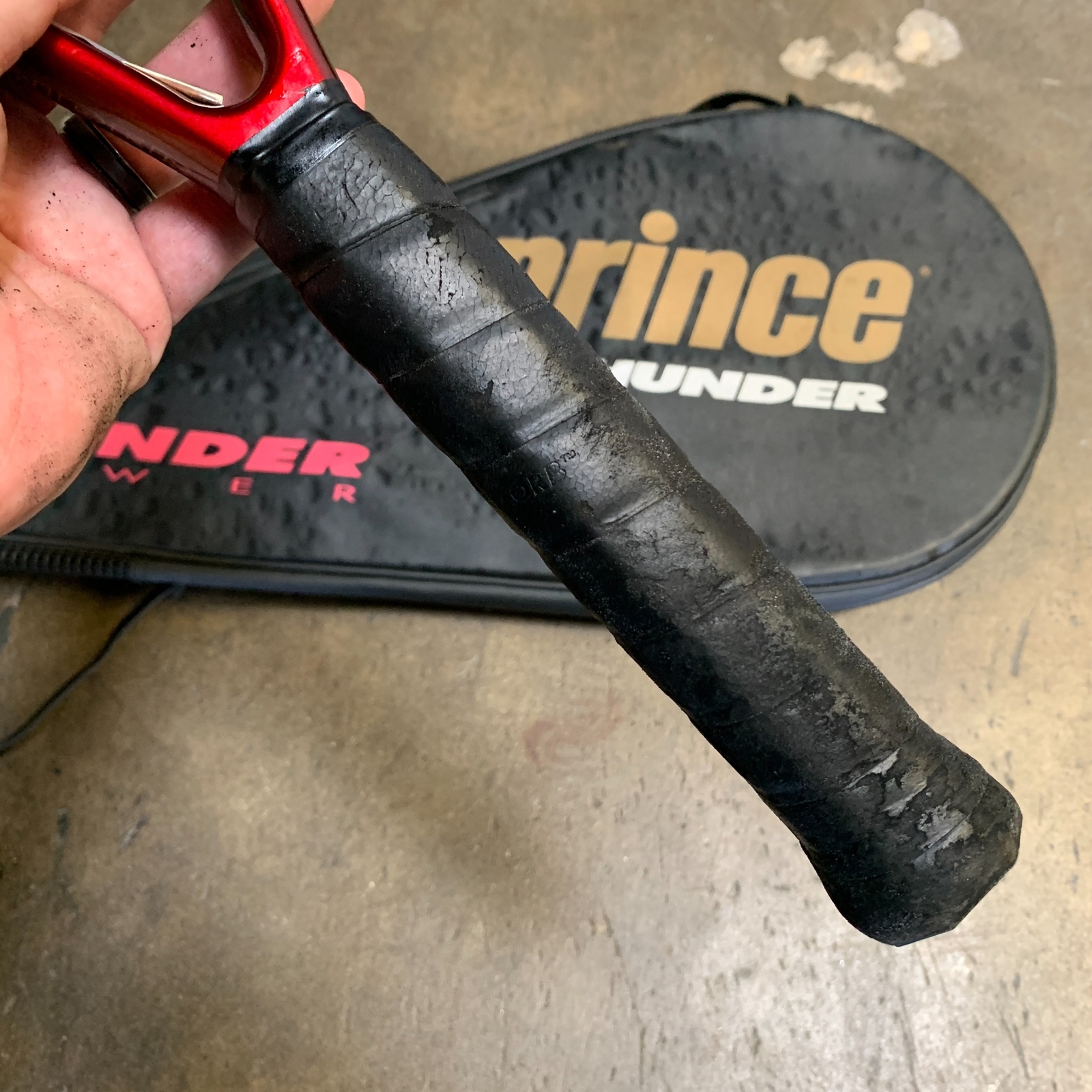 Prince Extender Thunder 880PL 122 SQ in Tennis Racquet Racket 4 5/8 ...