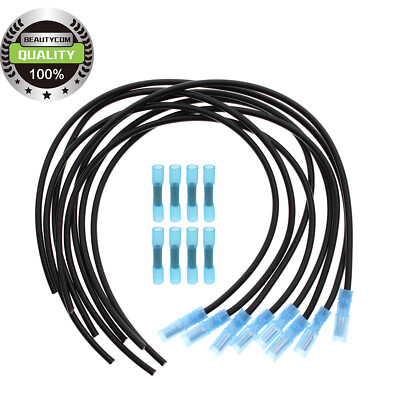 8PCS Glow Plug Harness Repair Kit 7.3L 6.9L IDI Diesel F250 F350 E350 ...