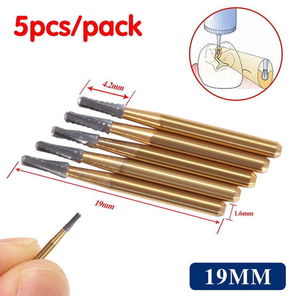 Dental Trimming&Finishing Gold Burs Carbide Burr 7901/7902/7404/7406 ...