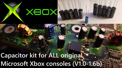 Original Xbox CPU Capacitor Kit/Clock cap for ALL Motherboards (11 ...