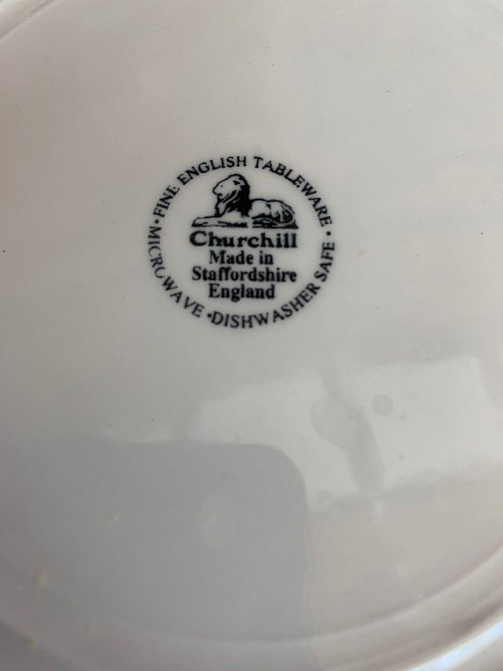 Fine English Tableware Dinner Plate By Churchill, Made In England | eBay