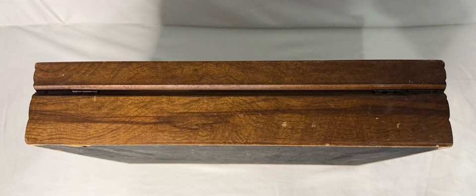 Vintage HARMONY HOUSE Wooden Silverware Flatware Storage Box | eBay