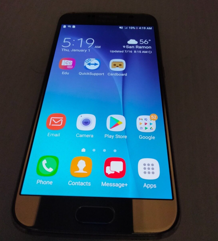 Samsung Galaxy S6 32GB Gold VERIZON Fully Functional SM-G920V Cell ...