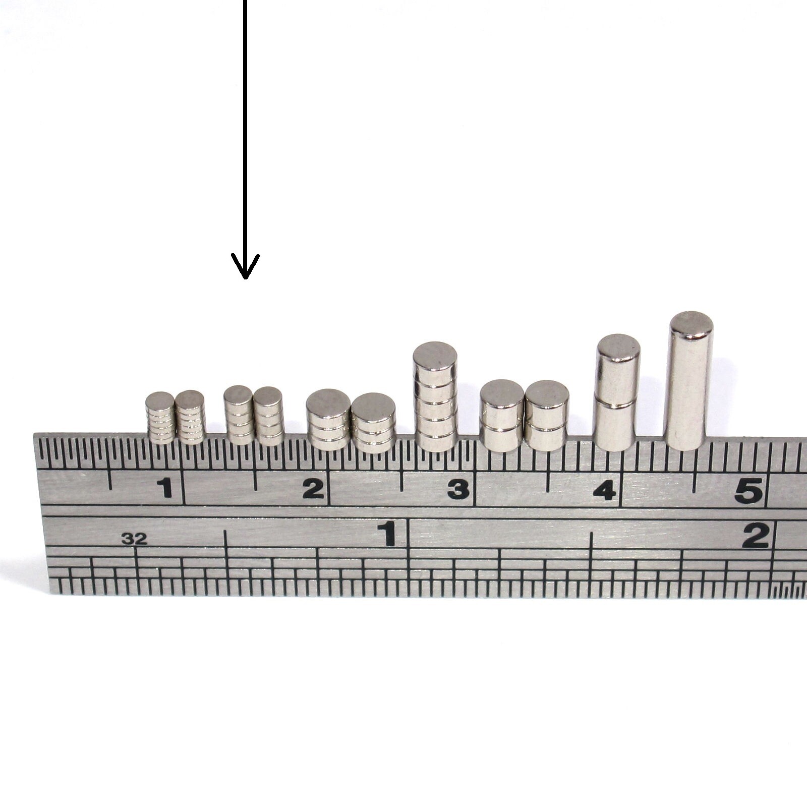 Tiny Neodymium Disc Magnets 2mm 3mm dia x 1mm 1.5mm 4mm 10mm small ...