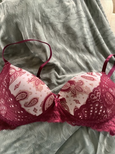 pure beauty by rene rolfe bra B85033H2 paisley print 36C nwot | eBay
