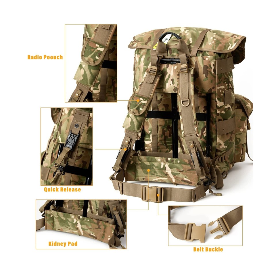 MT Military Alice Pack Army Survival Combat ALICE Rucksack Backpack ...