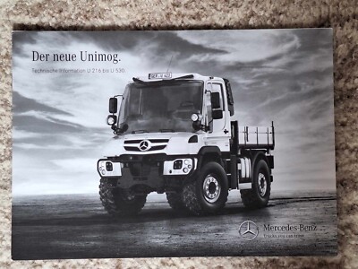 Mercedes-Benz Unimog U 216 bis U 530 Prospekt Traktor Schlepper | eBay.de
