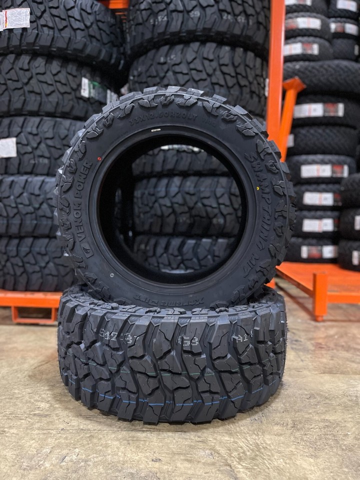 4 NEW 35X12.50R20 Venom Swamp Thing X-MT Mud Tires 35 12.50 20 LRE 10 ...