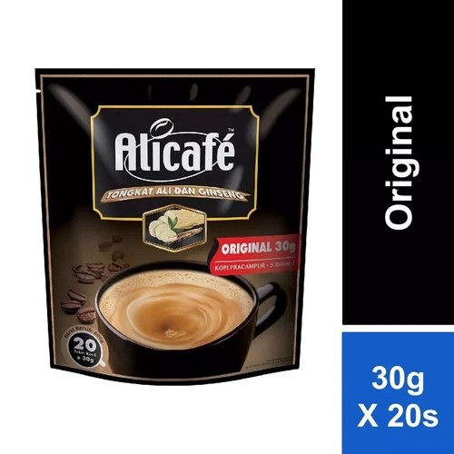 10 Packs Alicafe Ginseng Original 20'S x 30g Ali cafe Halal Coffee 5 in ...