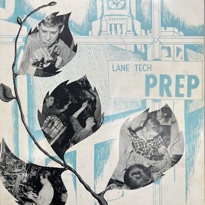 1955 VTG Year Book LANE TECH HIGH SCHOOL Prep CHICAGO IL 50s ALL BOYS ...