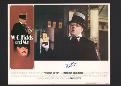 Rod Steiger - Signed Autograph Lobby Card - W.C. Fields and Me | eBay