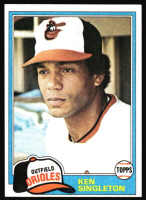 1981 Topps Ken Singleton #570 Baltimore Orioles L2 | eBay