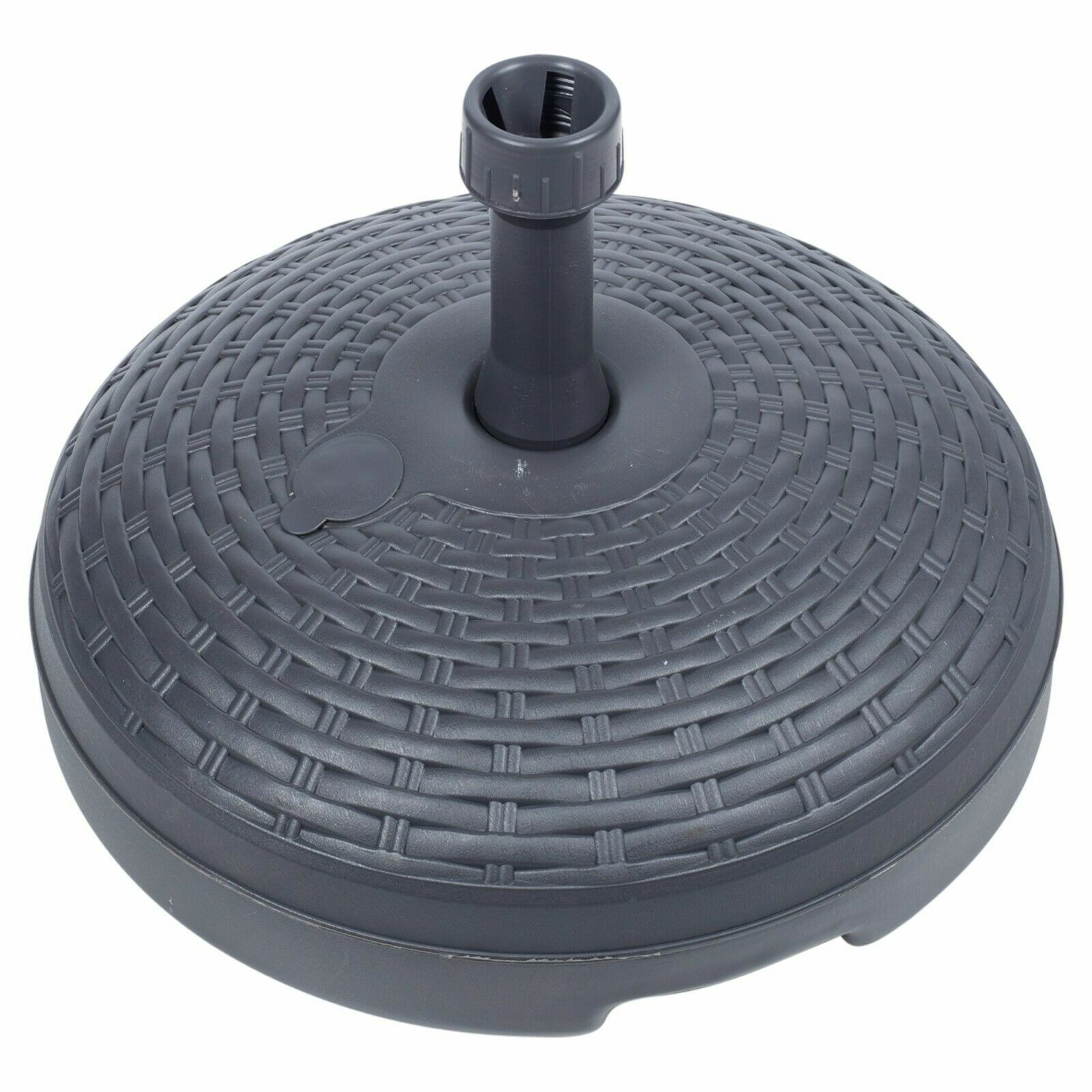 20L Rattan Garden Patio Plastic Parasol Base Beach Umbrella Stand ...
