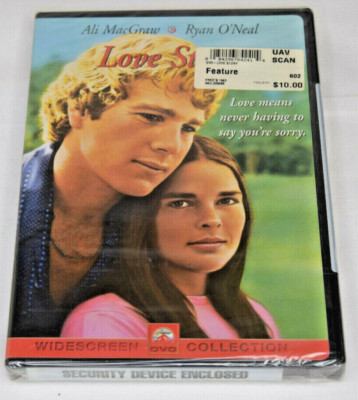 Love Story DVD 1970 Widescreen Collection ALI MACGRAW RYAN O’NEAL ...