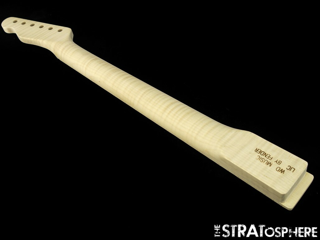 NEW Fender Lic WD Telecaster Tele Replacement NECK AAA Flame Maple ...