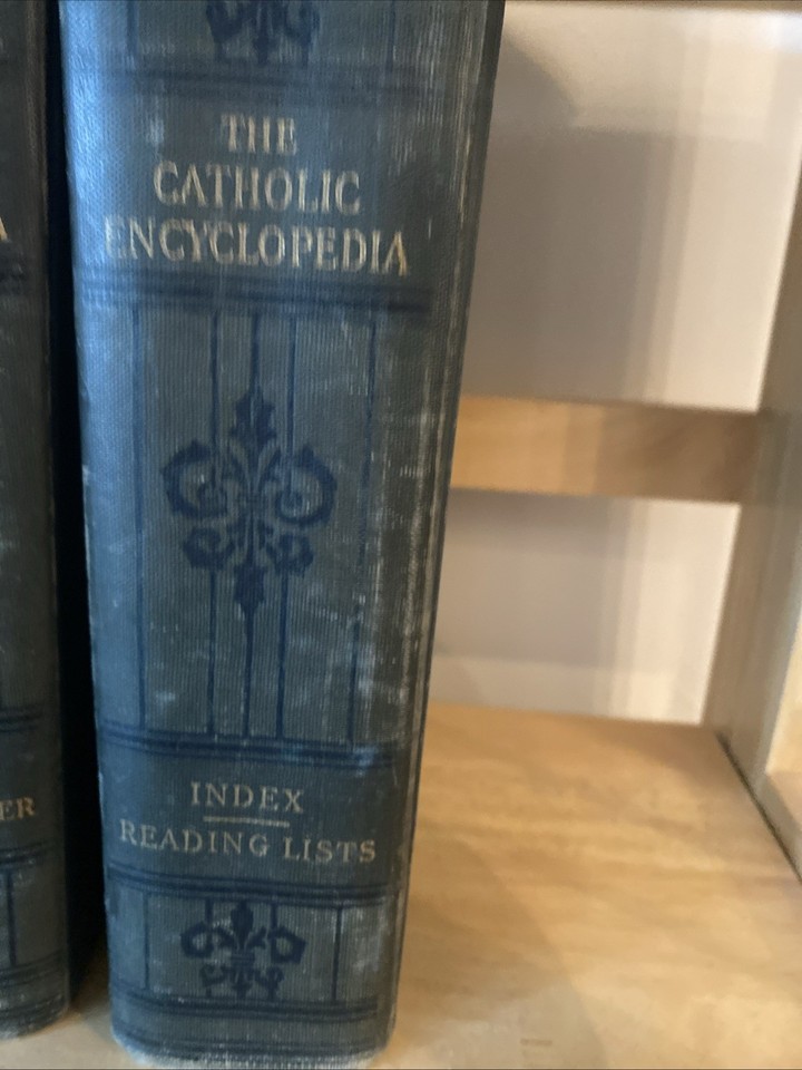 1913 Catholic Encyclopedia 16 Vols. Set Complete with Index ~ Special ...