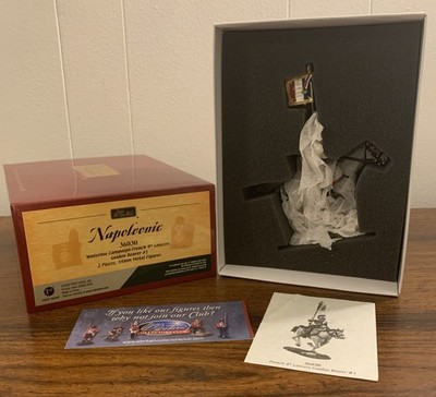 W. Britain 36030 Napoleonic Waterloo French 4th Lancers Guidon Bearer ...