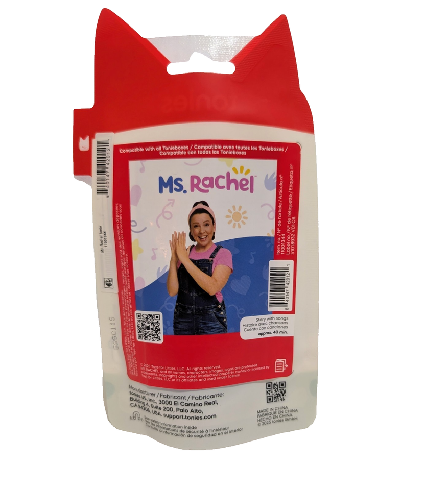 TONIES Ms. Rachel Sing Along Electronic Audio Storybook New Sealed | eBay