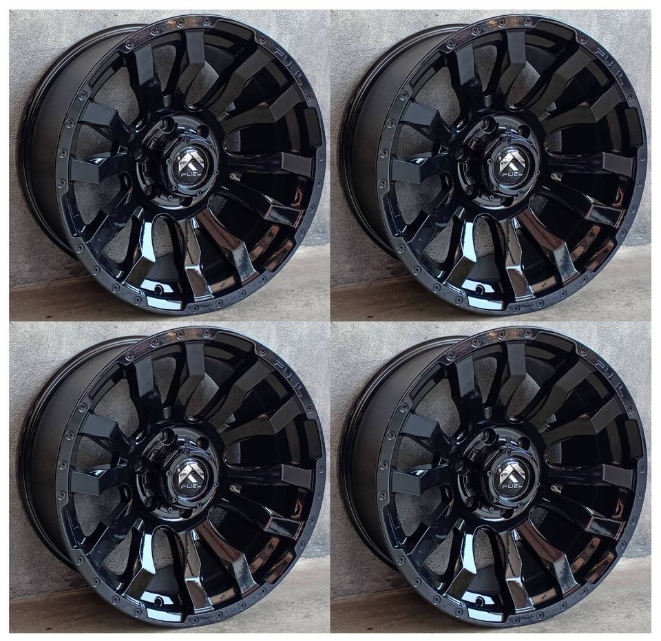 16” Inch Fuel Blitz Wheels Fit Nissan TITAN 2016- 2024 New Rims 16x8 ...