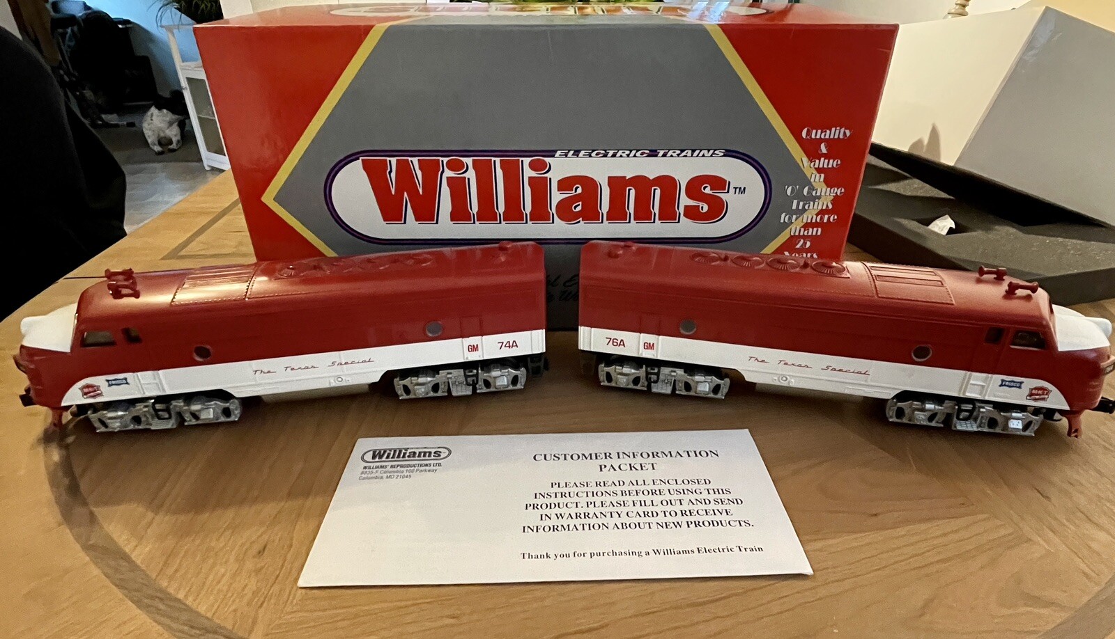 Williams Electric Trains F-7- 1 2 3 GM F-7 Locomotive (Powered ...