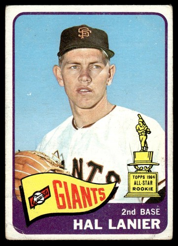 1965 Topps Hal Lanier RC San Francisco Giants #118 | eBay