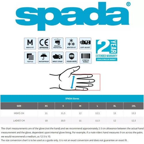 Spada Acqua Shield Waterproof Overmitts for Motorcycle Gloves in Black ...
