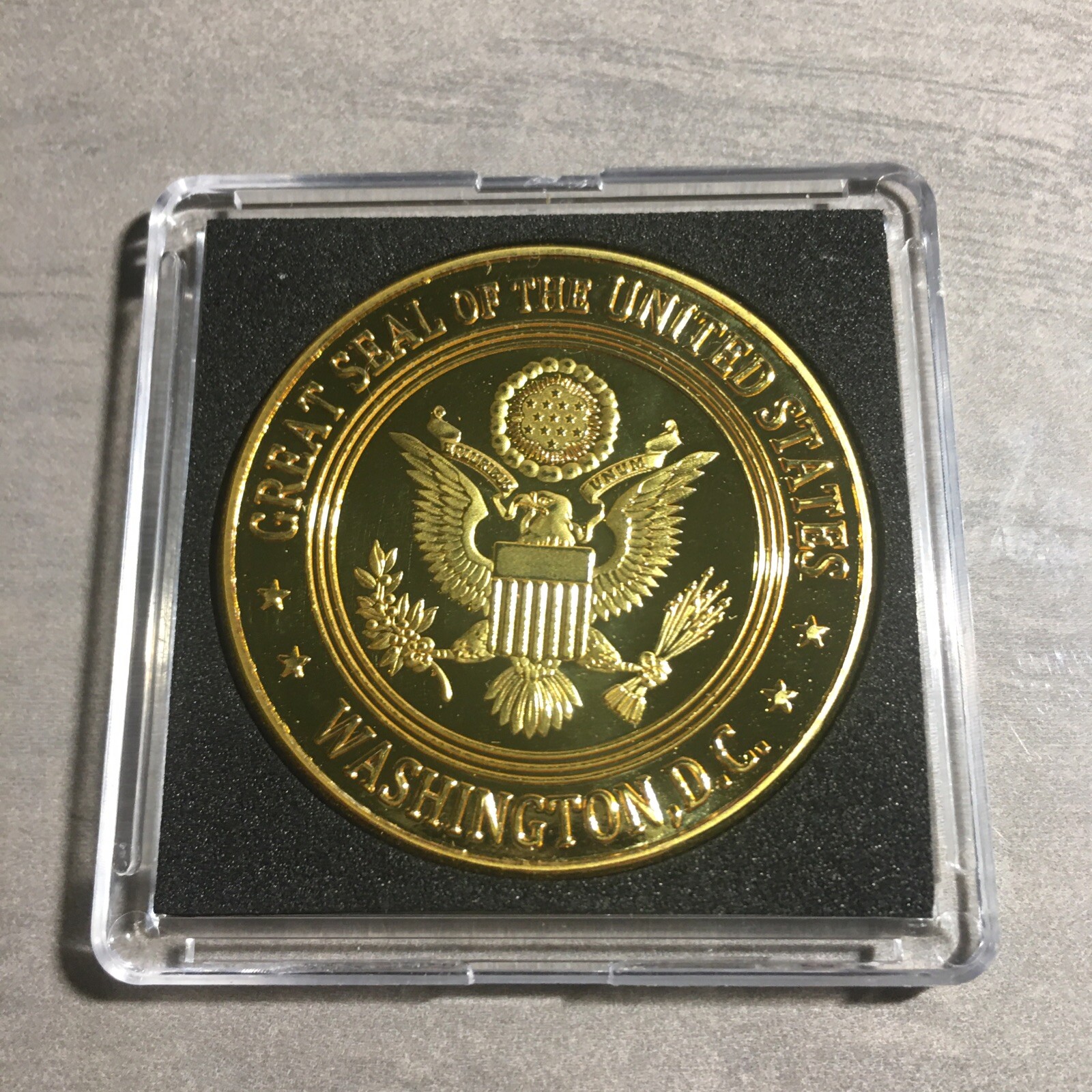 NEBRASKA State 1867 Seal Challenge Coin Colorized USA INCLUDES CASE! | eBay