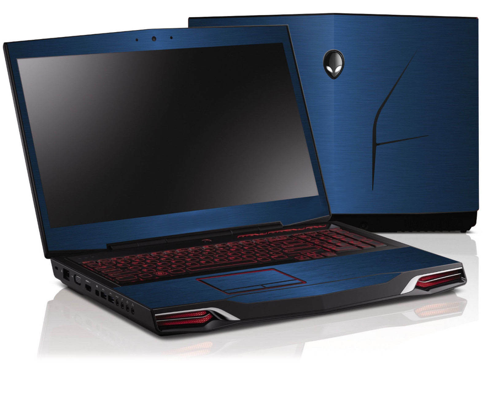 KH Laptop Brushed Sticker Skin Cover Guard for Alienware M18x R1 R2 ...