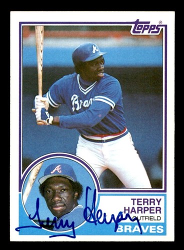 1983 Topps Baseball #339 Terry Harper Signed Autograph (No COA) | eBay