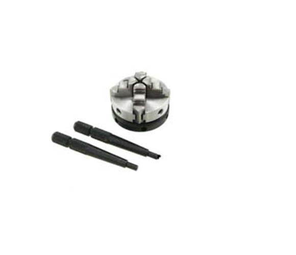 Revolving Center MT1 Shank+4 Jaw Self centering 50mm Lathe Chuck ...