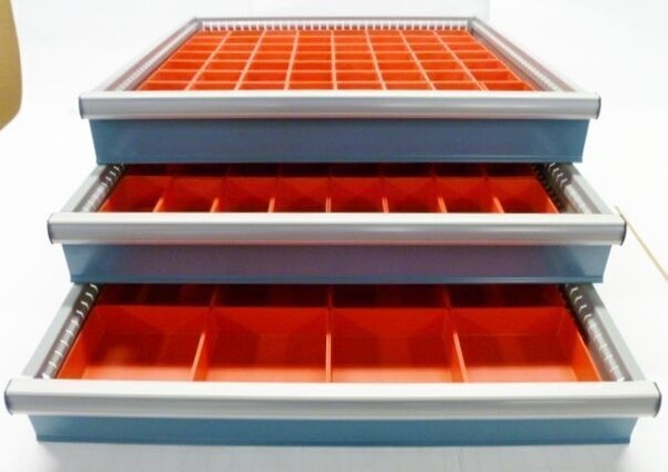 Schaller 112-PBA 2" Deep Plastic Box Assortiment - Red, Pack of 112 for ...